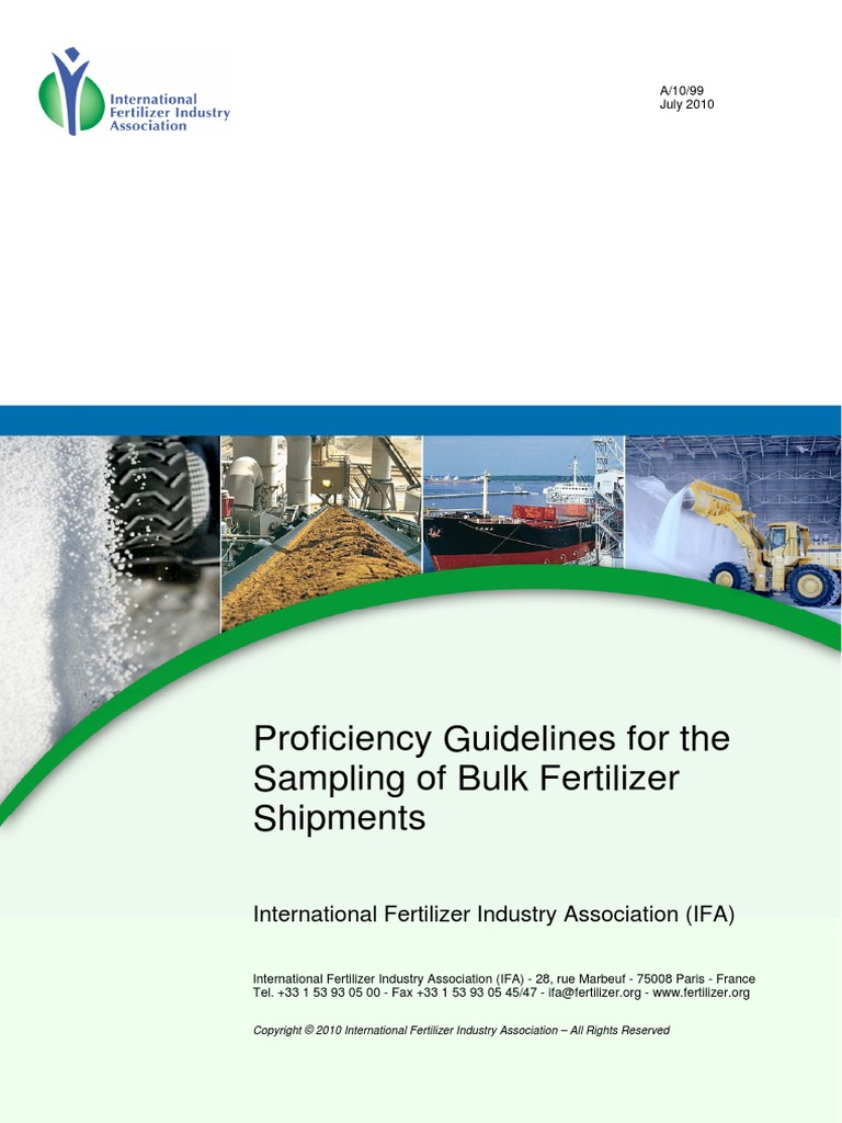 2010 Ifa Bulk Sampling Guidelines | PDF | Quality Assurance ...
