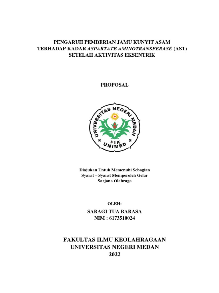 Perbaikan Terbaru Proposal Jamu Kunyit Asam | PDF