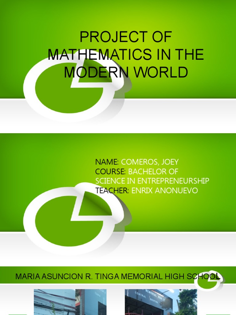 Project of Mathematics in The Modern World | PDF