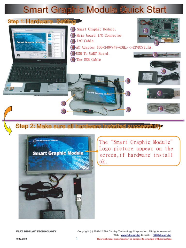 Smart Graphic Module Quick Start 0.02.08.0 | PDF | Personal Computers | Computer File