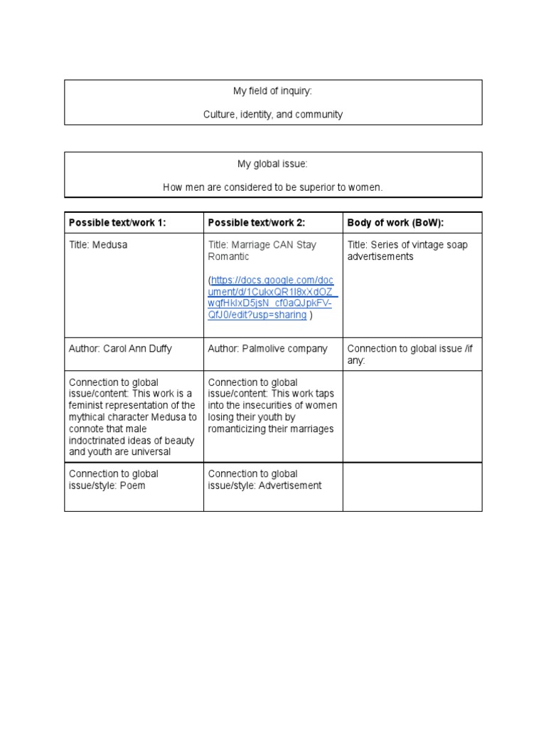 English IO Outline Form | PDF | Physical Attractiveness | Social Psychology