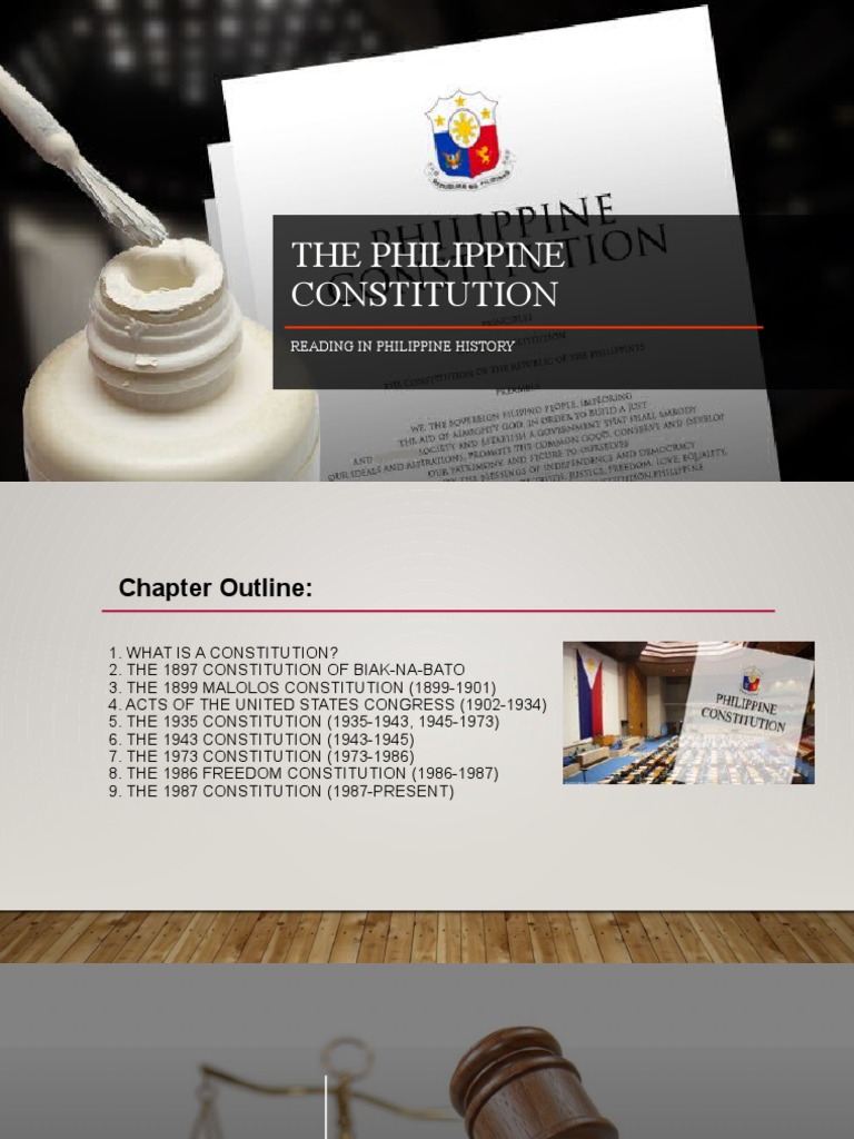 Overview of Philippine Constitutions | PDF | Philippines | Government