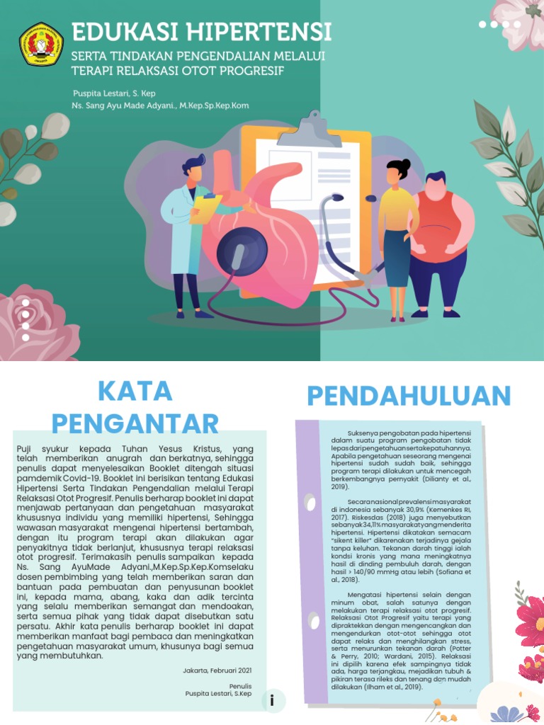 Booklet Edukasi Hipertensi Serta Tindaka | PDF | Kesehatan Holistik