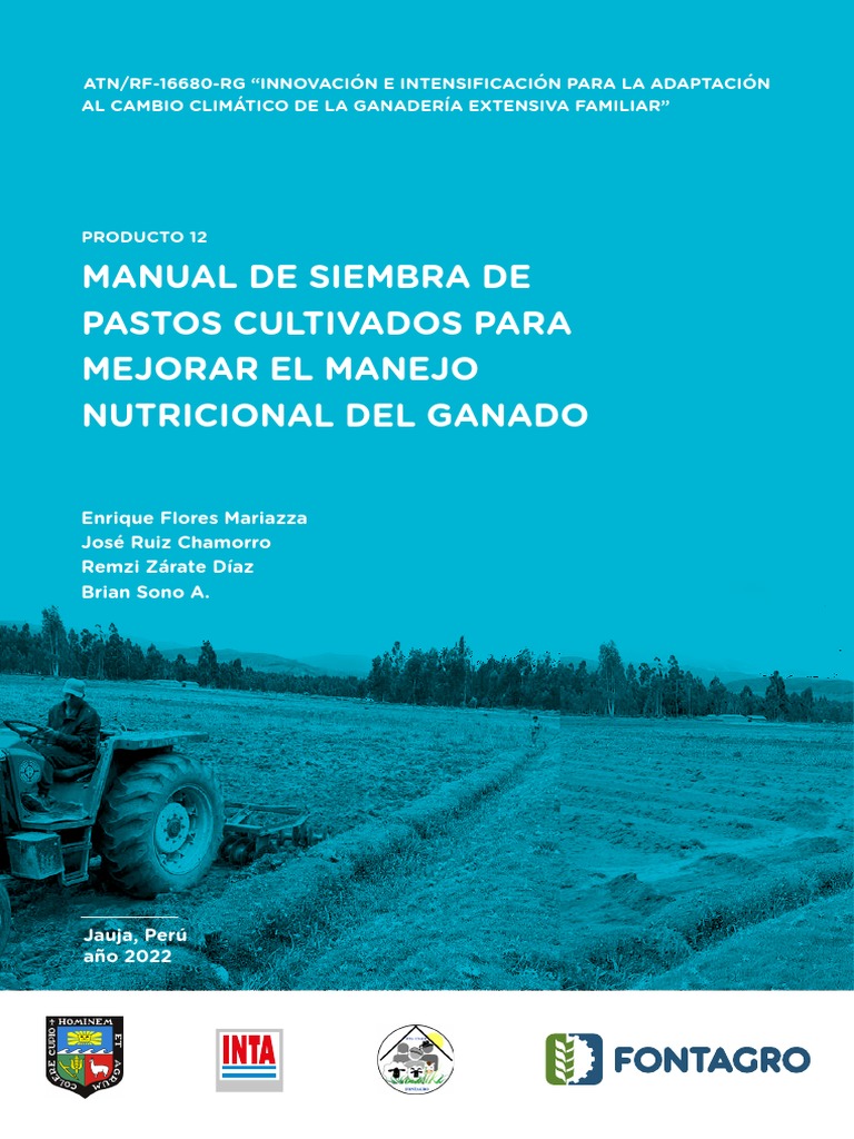 ATN-RF-16680-RG Producto 12 - Manual de Siembra de Pastos Cultivados para Mejorar El Manejo ...