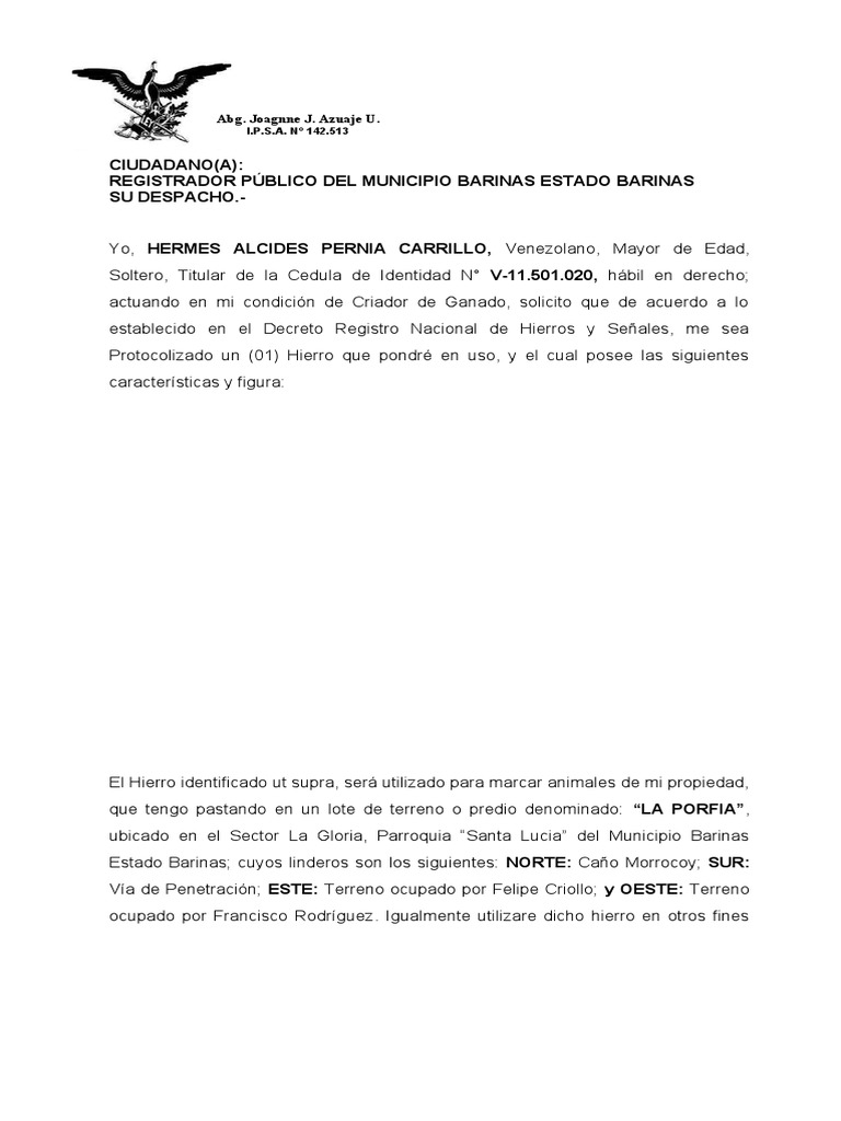 HIERRO para SEMOVIENTES | PDF