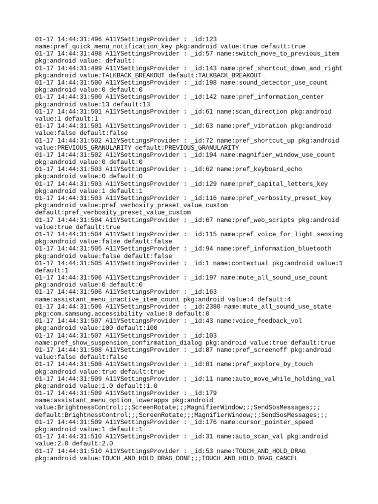 A11yprovider Log | PDF | Alphabet Inc. | Mobile Linux