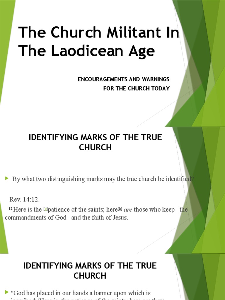 The Militant Church | PDF | Jesus | Prophet