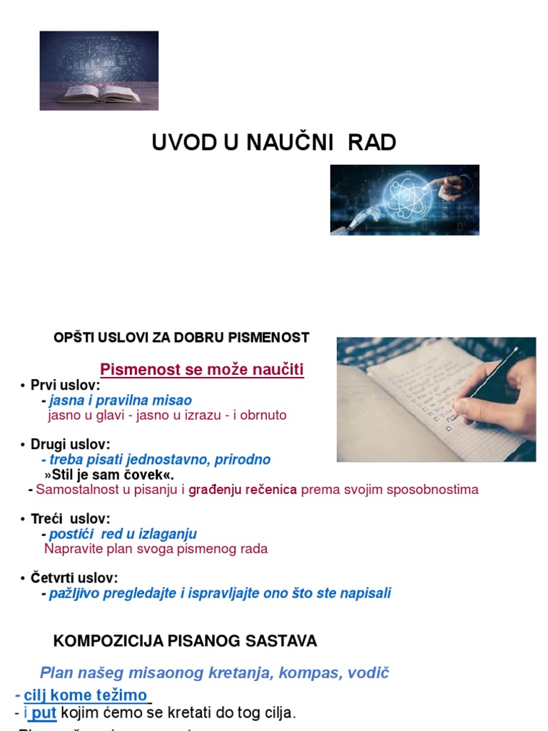 Uvod U Naučni Rad | PDF