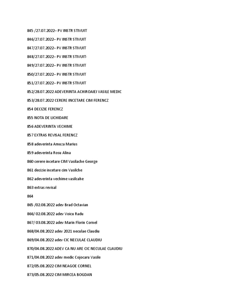 NR de Inreg | PDF | Romania