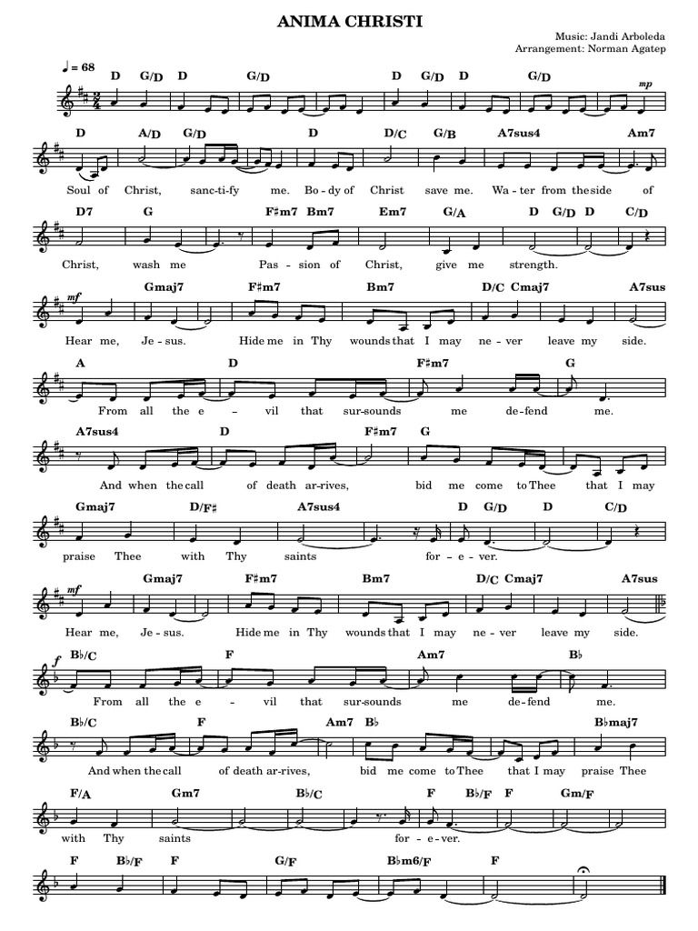 Anima Christi | PDF