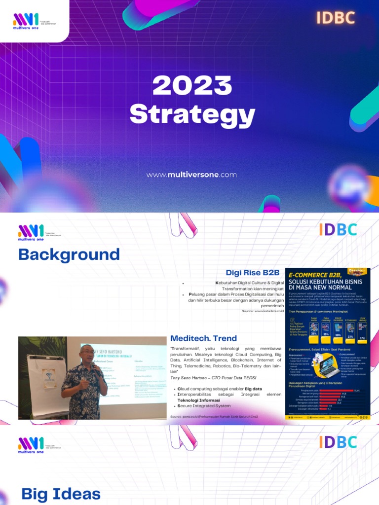 MV1 2023 IDBC Strategy Plan | PDF | Digital Marketing | Customer Relationship Management