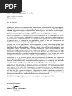 Application Letter (Tagalog) | PDF