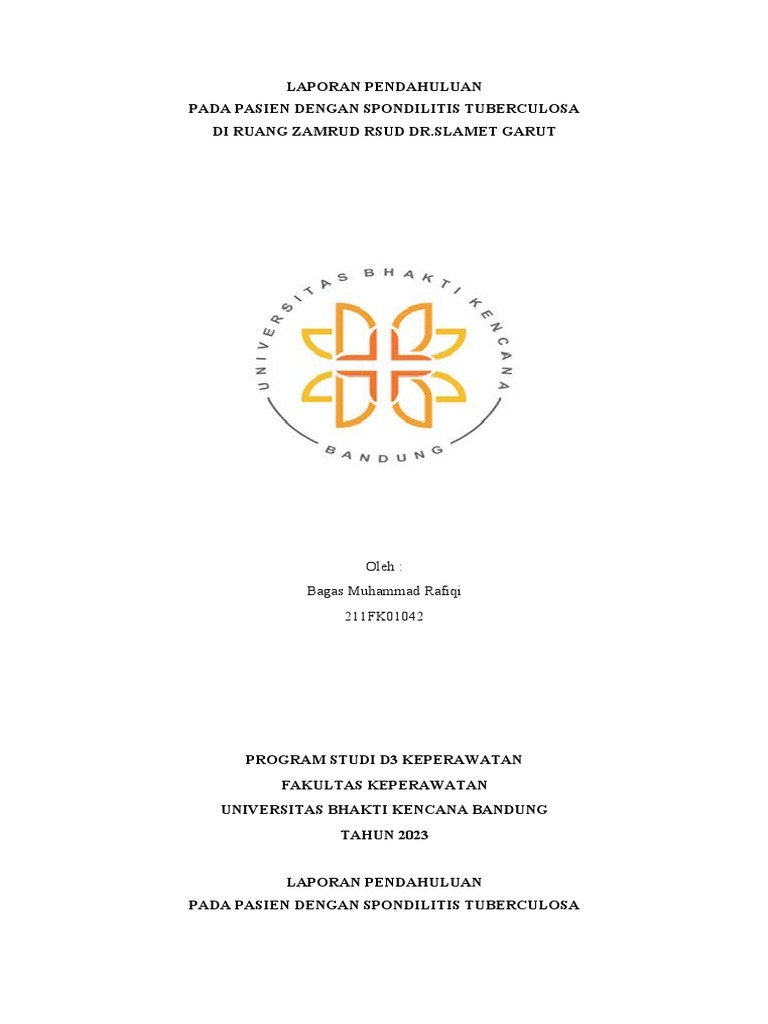 LP Spondilitis TB Bagas | PDF | Sains & Matematika