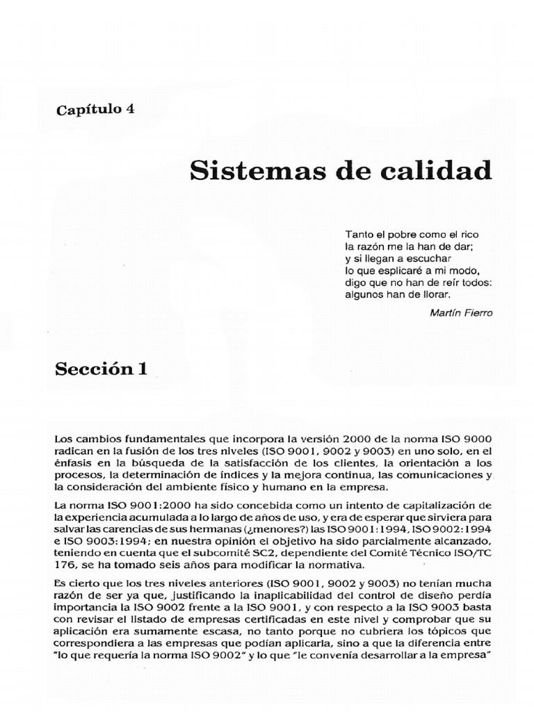 Sistemas de Calidad | PDF