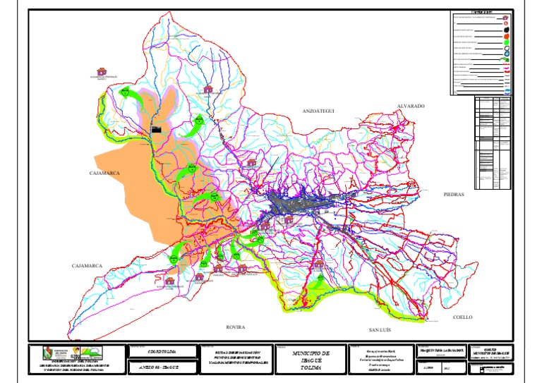 Plano Rutas Ibague | PDF | Ingeniería de Transporte | Transporte