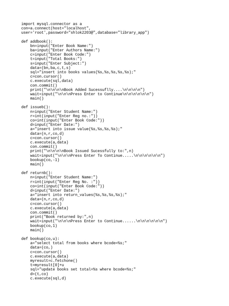 Source Code Pdf Sql Computer Data