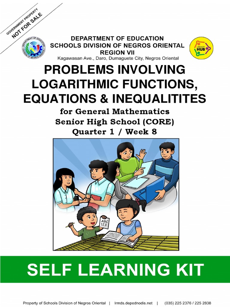 Math 11 CORE Gen Math Q1 Week 8 | PDF | Function (Mathematics) | Logarithm