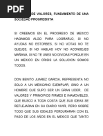 Discurso de Oratoria Valores | PDF | Moralidad