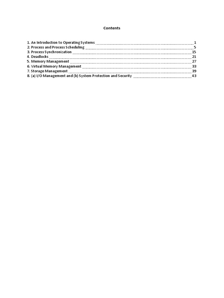 Operating System Pdf Scheduling Computing Process Computing