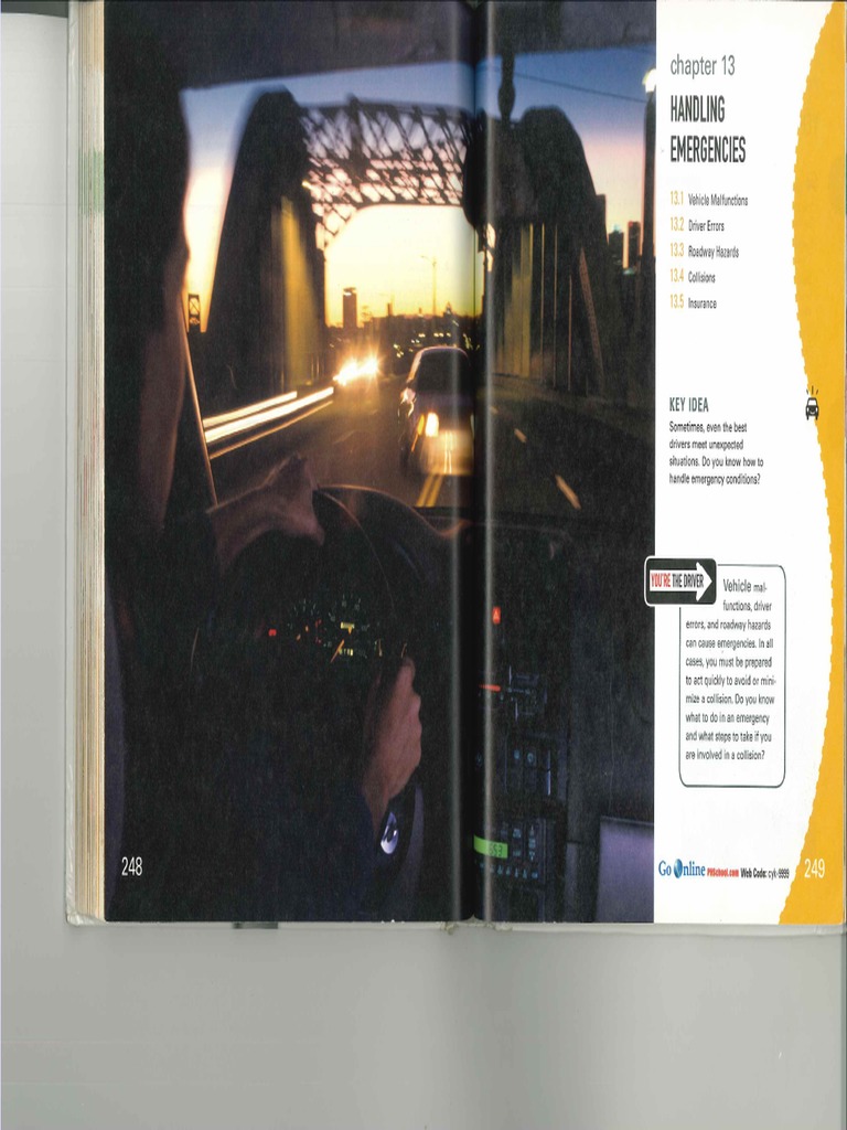 Handling Vehicle Emergencies | PDF | Brake | Vehicles