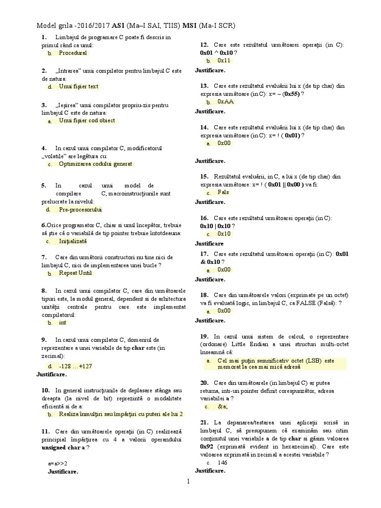 ASI Rezolvari Eu | PDF