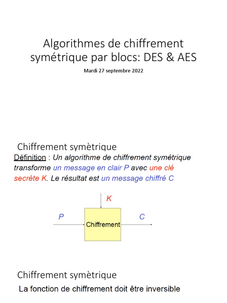 Des - Aes | PDF