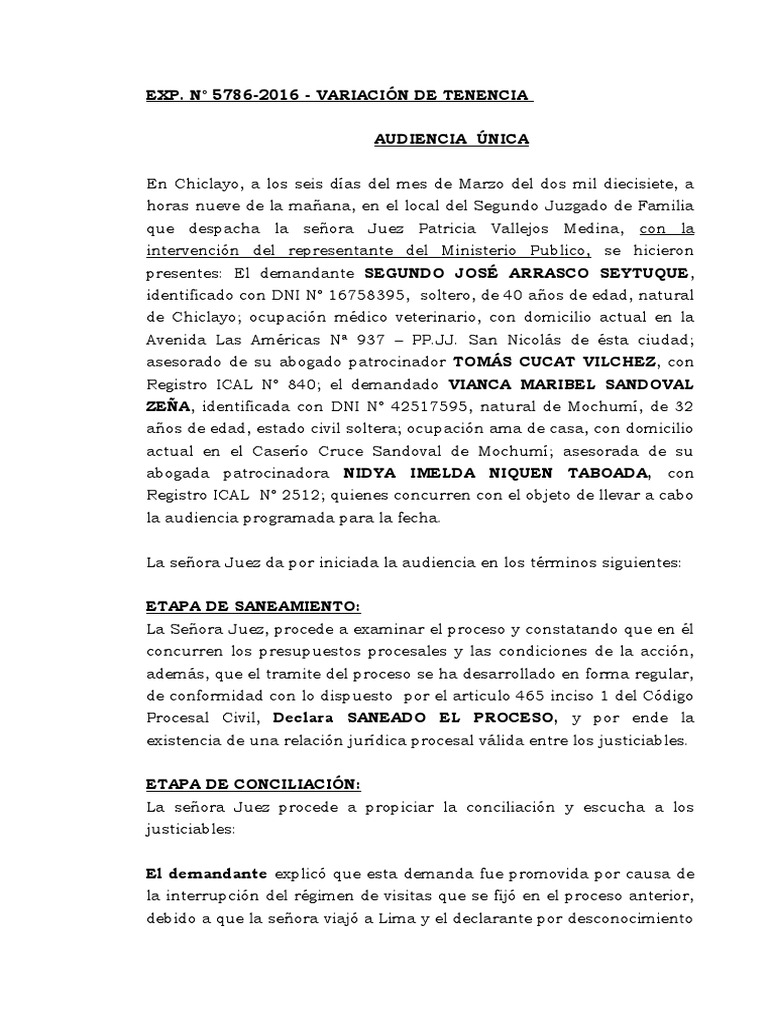 Modelo de Acta de Conciliacaion Judicial | PDF | Justicia | Crimen y violencia