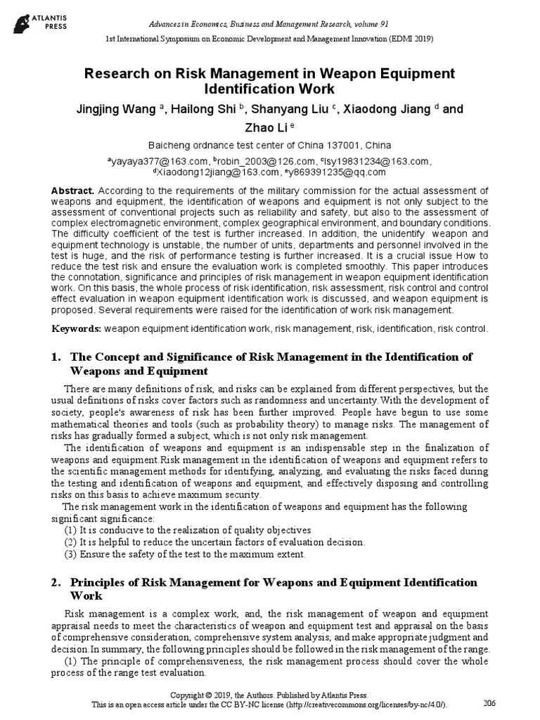 Defence Risk Management | PDF | Risk | Risk Management
