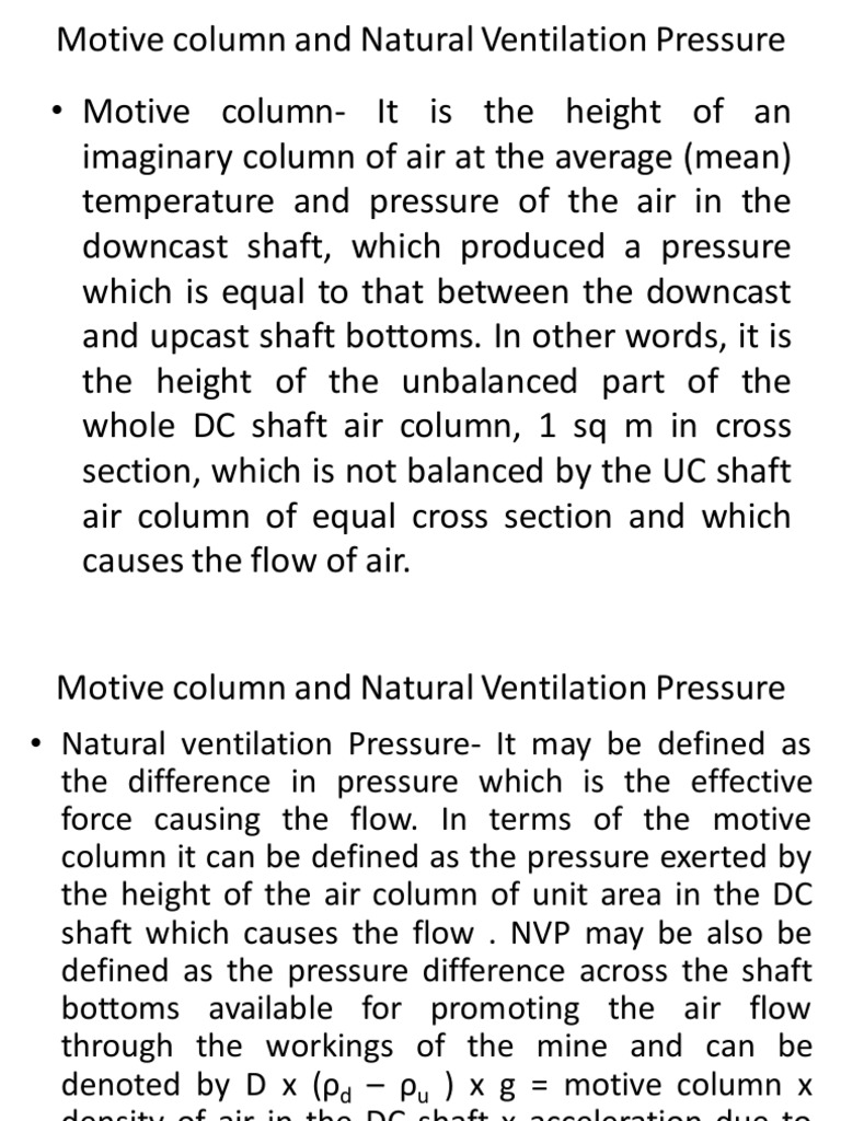 Natural Ventilation Lecture-II | PDF | Pressure | Pascal (Unit)