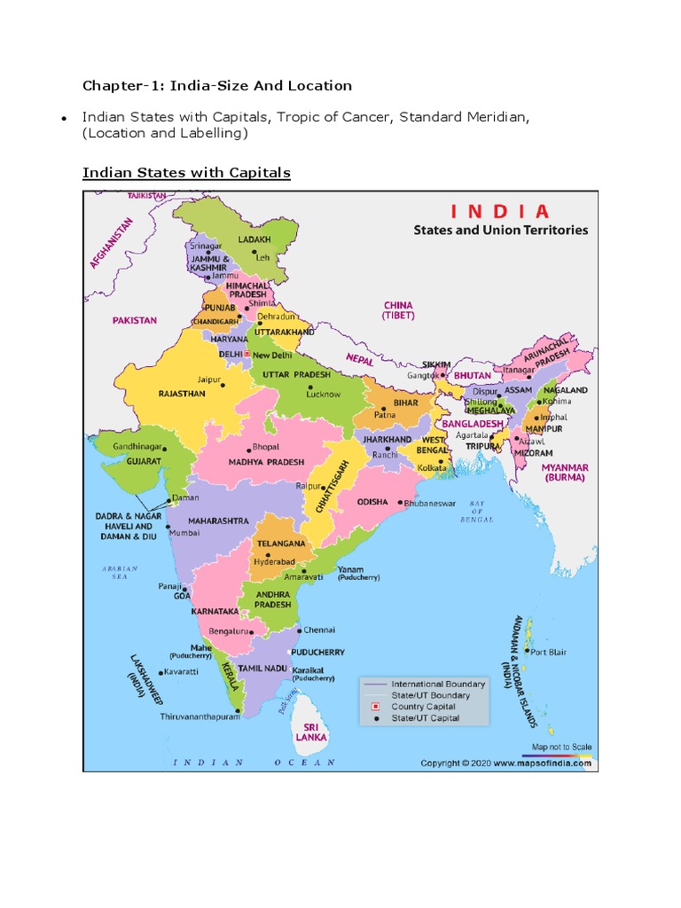 Geog Map Work For First Term | PDF