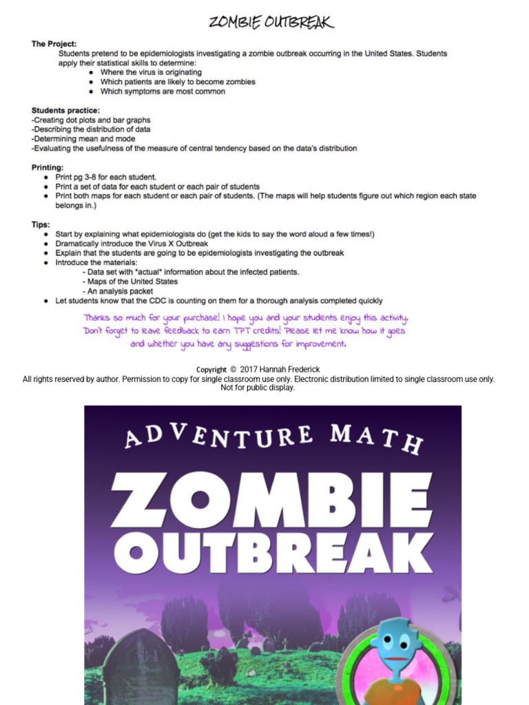 Zombie Outbreak Project | PDF