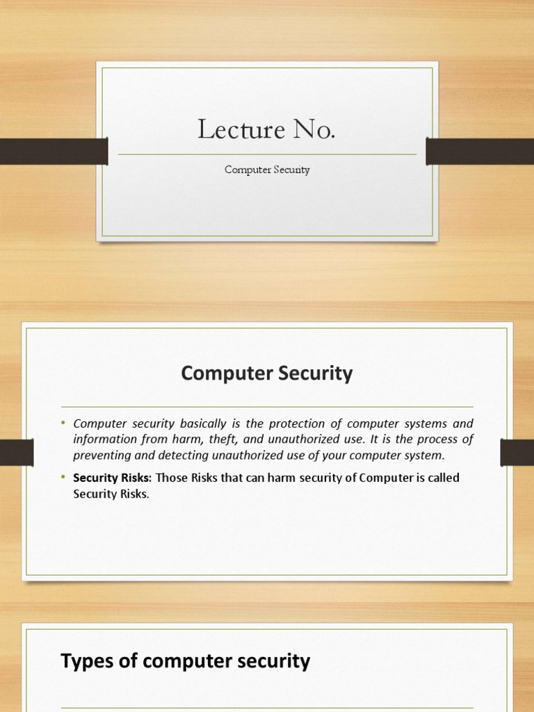 Computer Security Pdf Malware Information Security