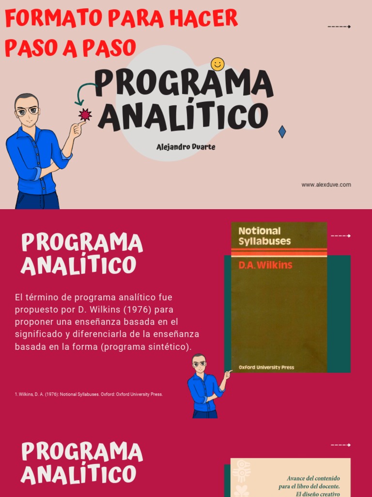 Programa Analítico | PDF | Plan de estudios | Modificación de ...