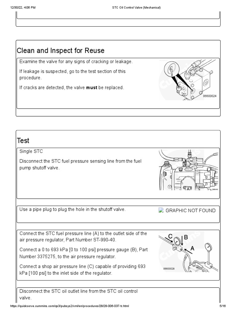 STC Oil Control Valve (Mechanical) - 3 | PDF | Valve | Energy Technology