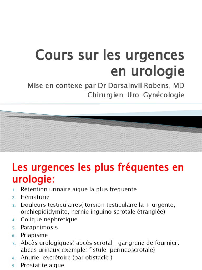 Cours Sur Les Urgences | PDF | Spécialités médicales | Médecine