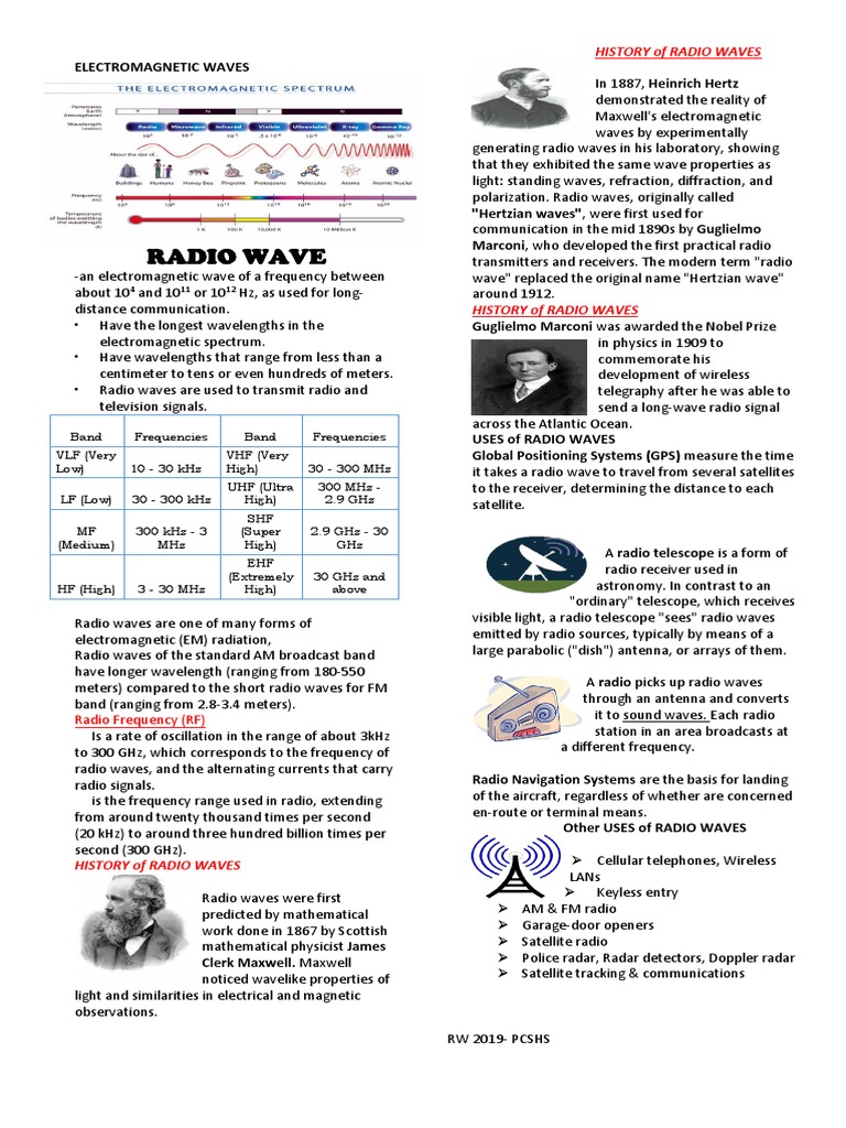 Radio Wave: History of Radio Waves | PDF | Radio | Radio Wave