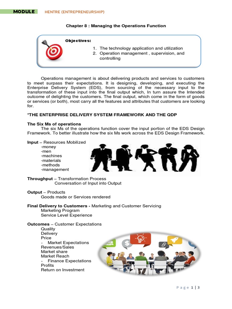 Chapter 8 Managing The Operations Function | PDF | Operations ...