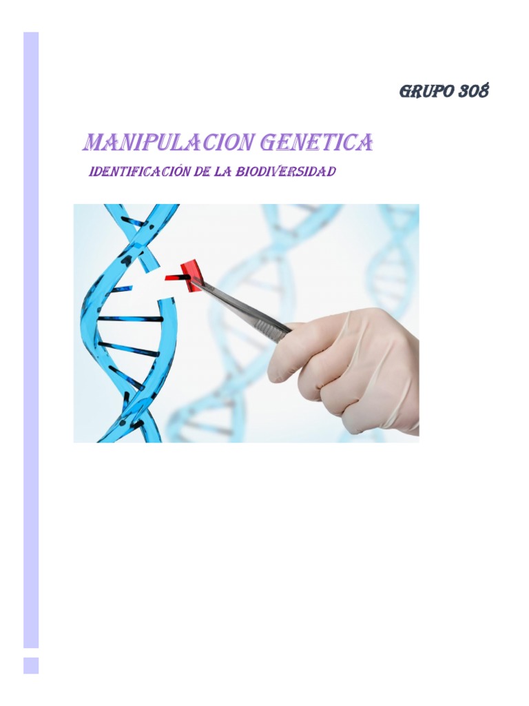 Manipulación genética | PDF | Adn | Reacción en cadena de la polimerasa