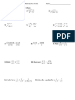 Algebra 1 EOC Review Packet | PDF | Mathematical Analysis | Algebra