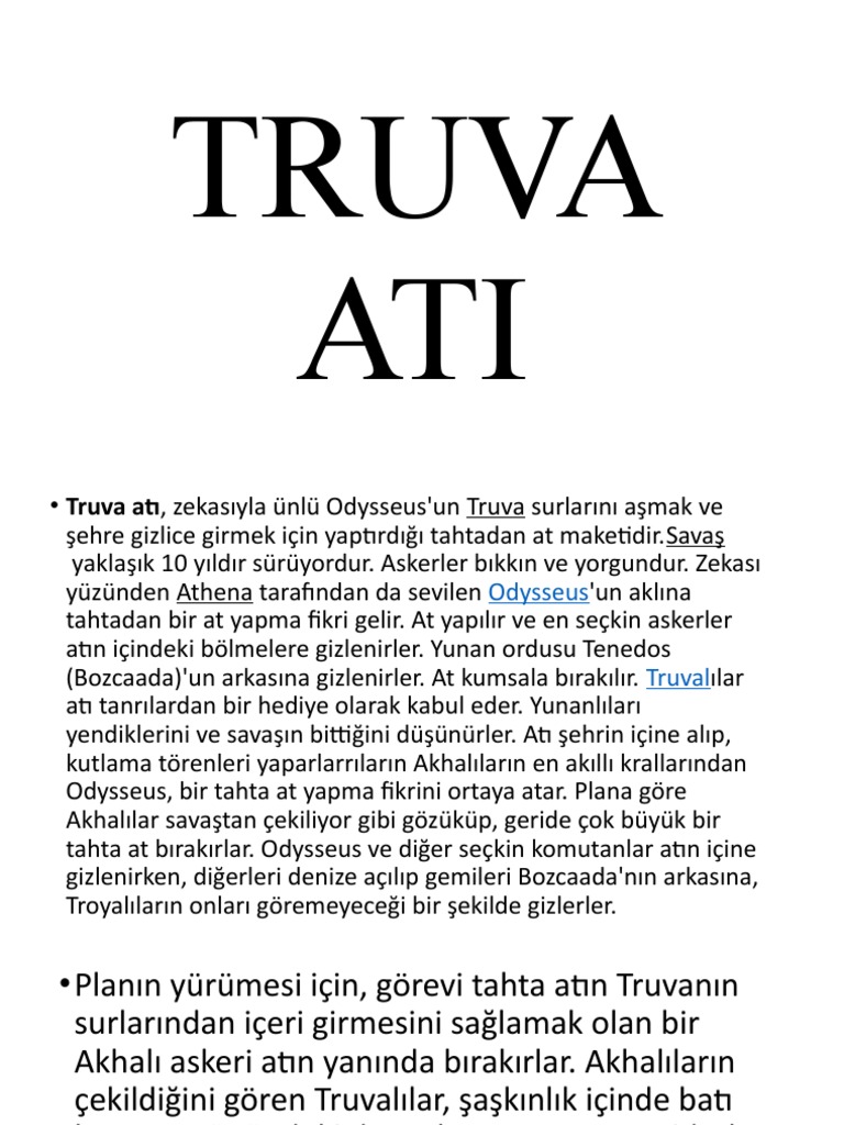 Truva Atı | PDF
