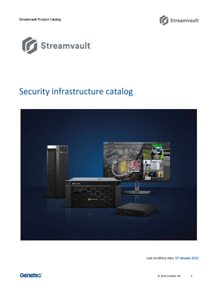 Genetec Streamvault Product Catalog | PDF | Solid State Drive | Byte