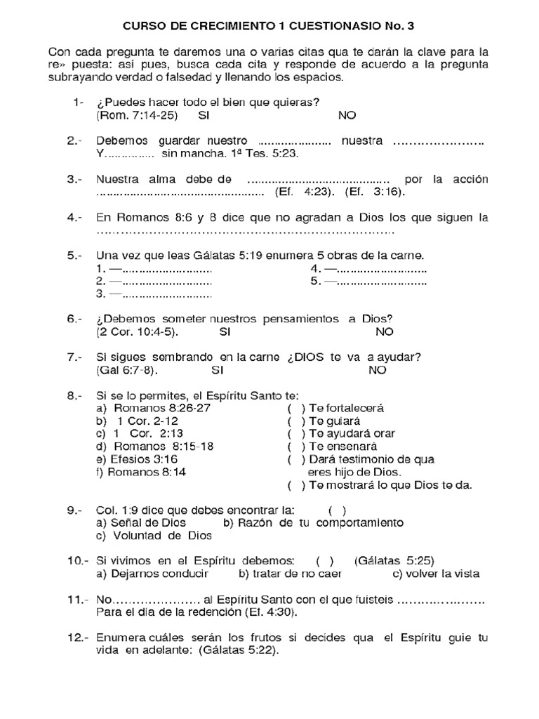 Crecimiento 1 Cuest 3 | PDF