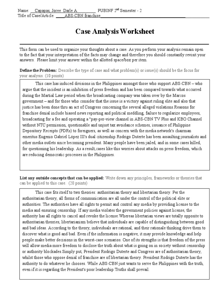 CAPAPAS Case Analysis | PDF | Government