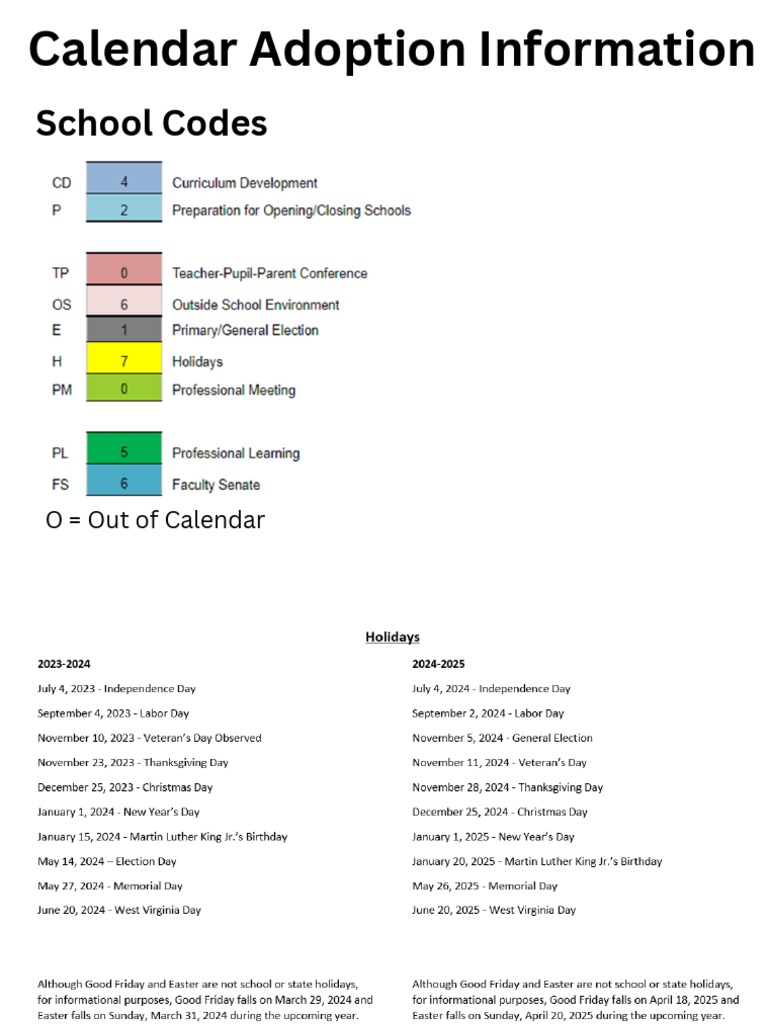Cabell County School Calendar Options | PDF