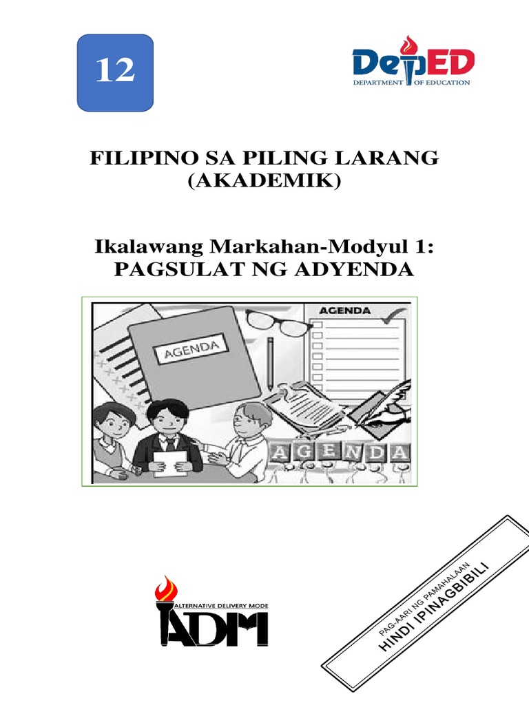 FIL-12-Piling-Larang-Akad - Q2 - Mod - Wk1 - Edited Grade 12 | PDF