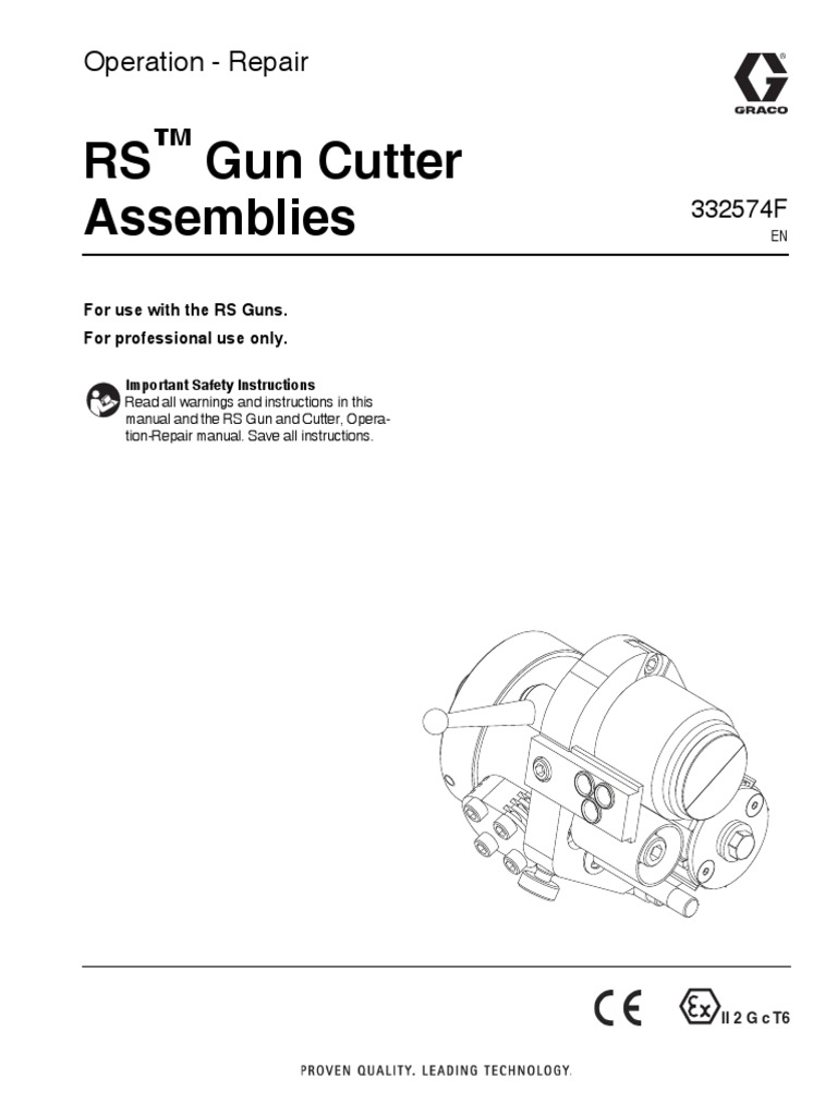 RS Gun Cutter Assemblies: Operation - Repair | PDF | Screw | Trigger ...