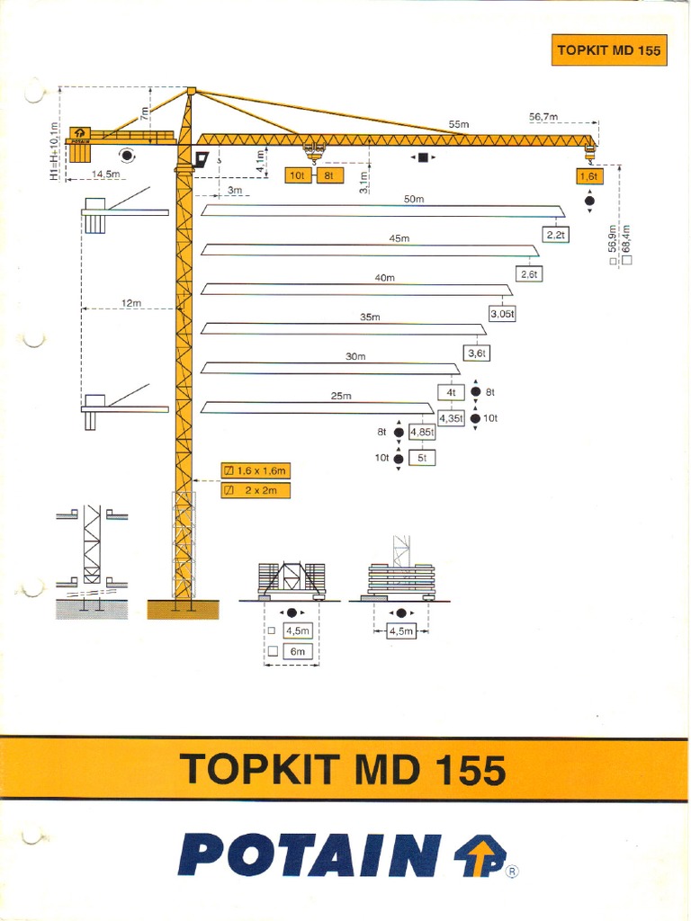 Potain Kran MD155 | PDF