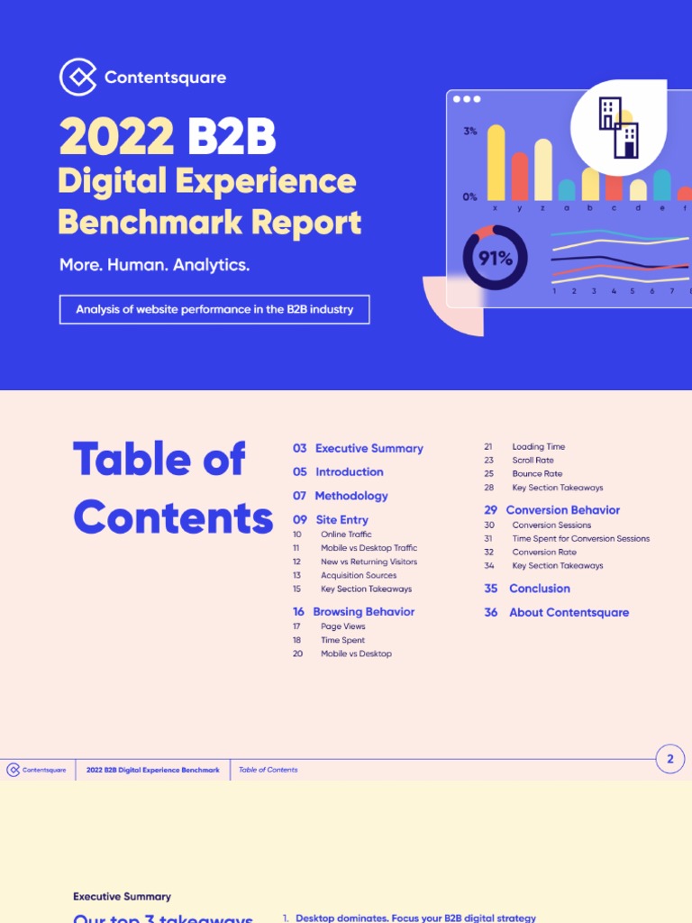 (Report) 2022 B2B Digital Experience Benchmark | PDF