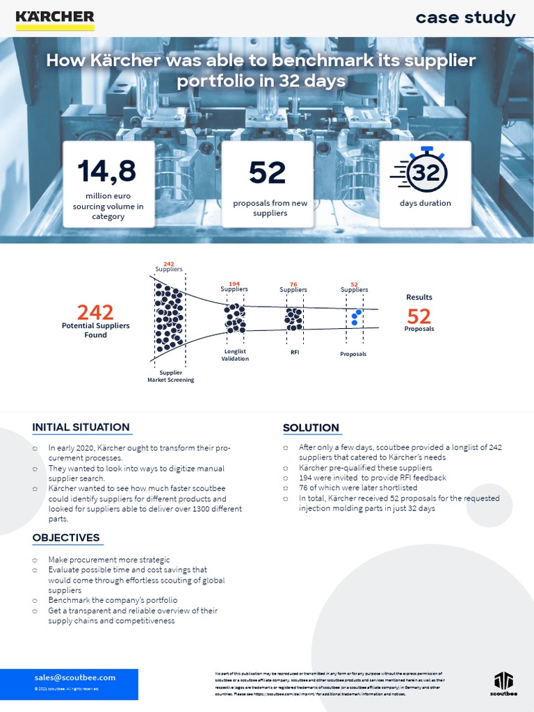 Case Study Karcher en 1 1 | PDF | Supply Chain | Business Process
