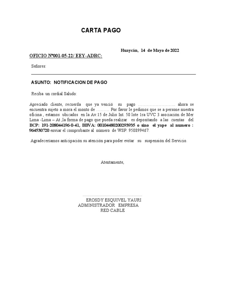 Modelo de Solicitud de Reclamo FINAL | PDF